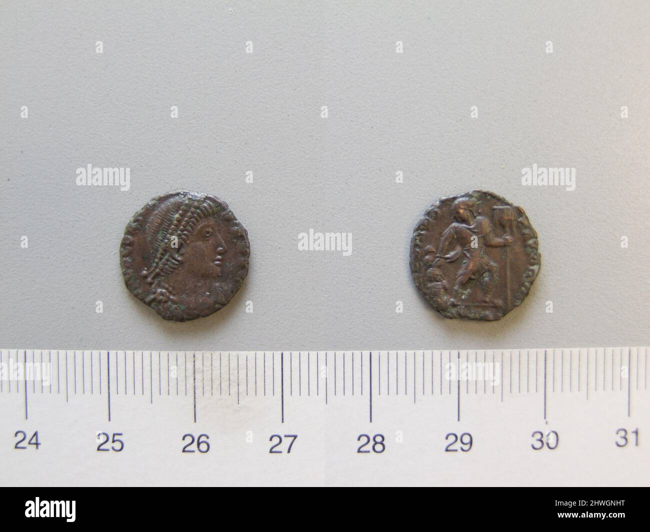 1 Nummus of Valens, Emperor of the Roman Empire from Unknown . Ruler ...
