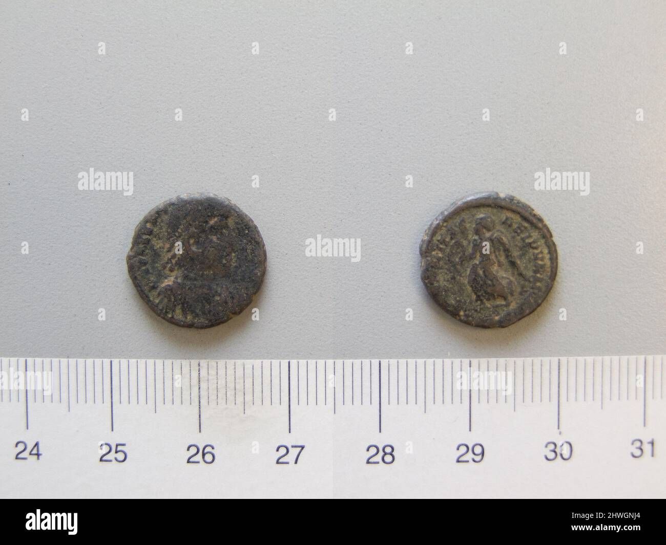 1 Nummus of Valens, Emperor of the Roman Empire. Ruler: Valens, Emperor ...