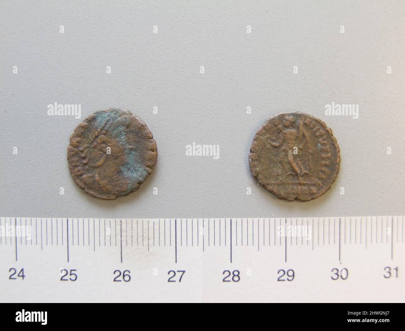 1 Nummus of Valens, Emperor of the Roman Empire from Unknown . Ruler ...