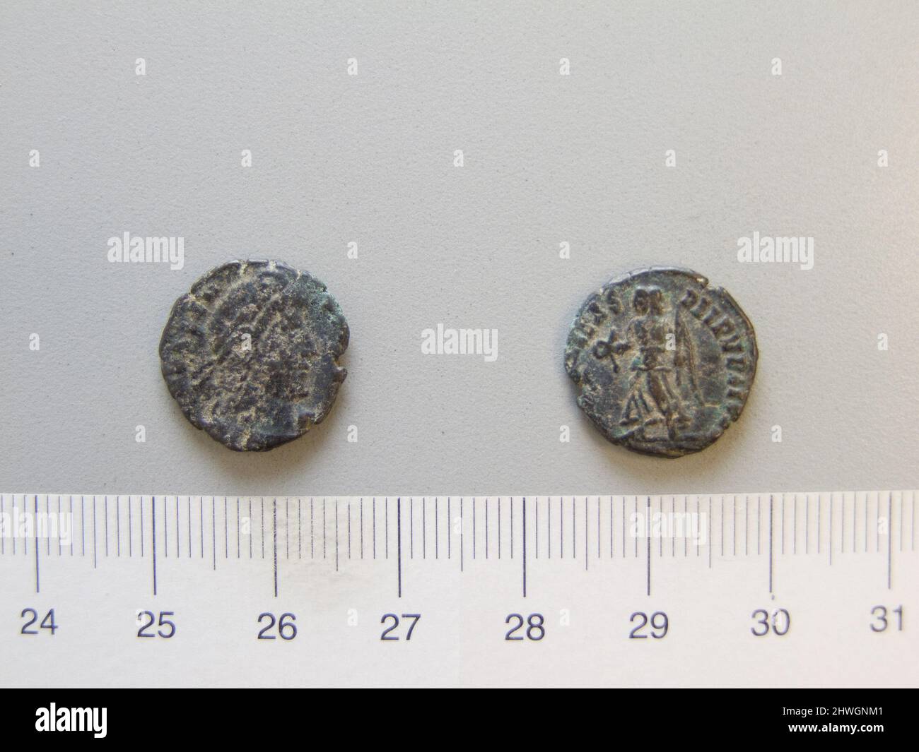 1 Nummus of Valens, Emperor of the Roman Empire from Unknown . Ruler ...
