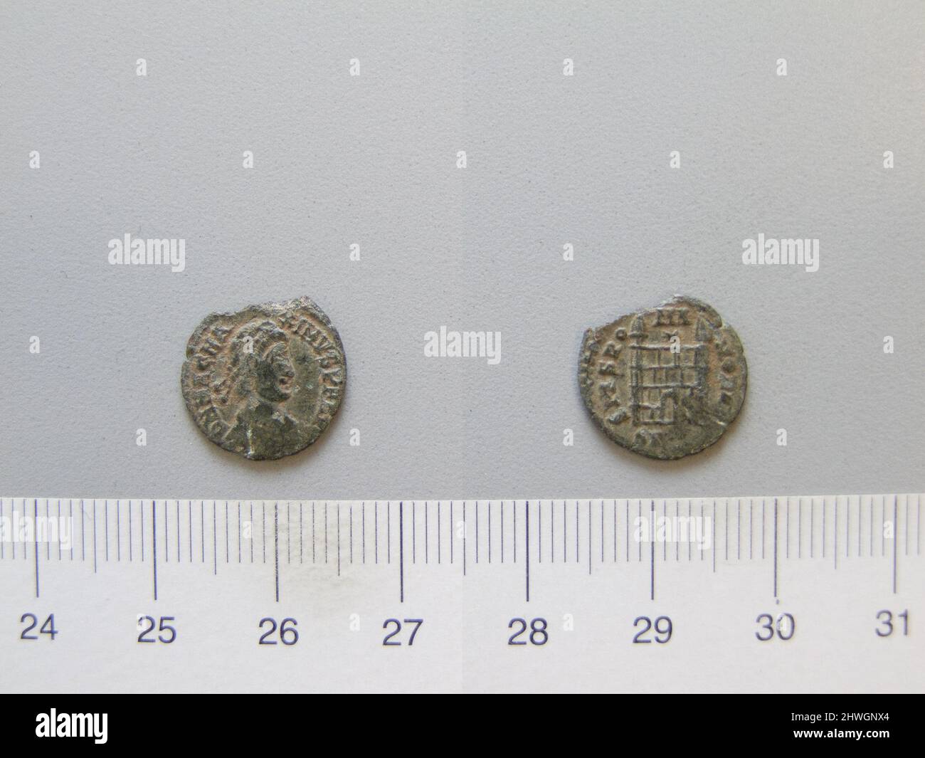 1 Nummus of Magnus Maximus from Aquileia. Ruler: Magnus Maximus ...