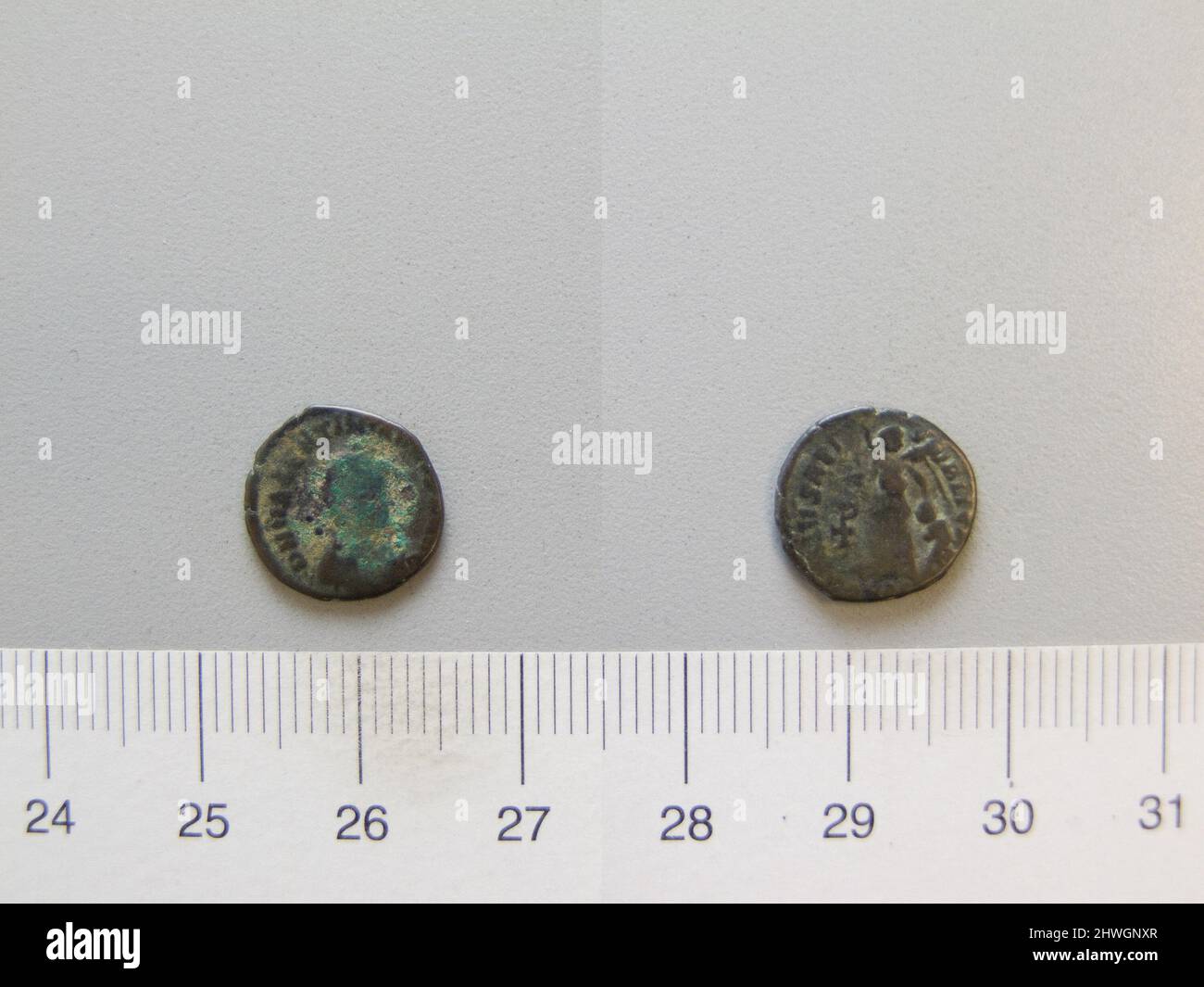 1 Nummus of Valentinian III, Augustus 425 455 from Rome. Ruler ...