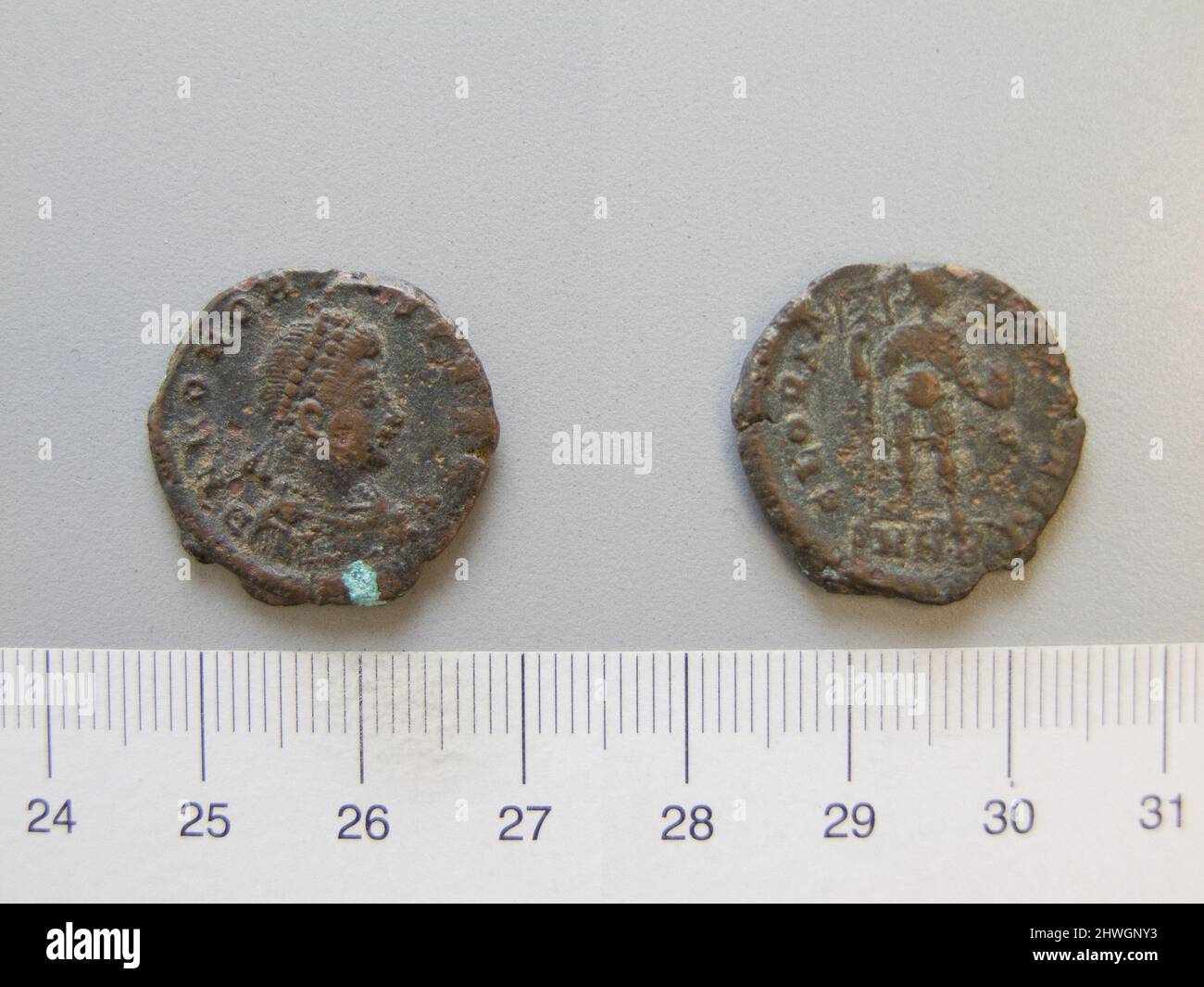 1 Nummus of Honorius, Flavius, Emperor of Rome. Ruler: Honorius ...