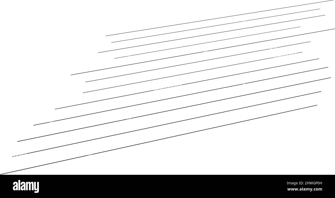 3D lines in perspective, Angled, slanting, oblique and diagonal lines ...