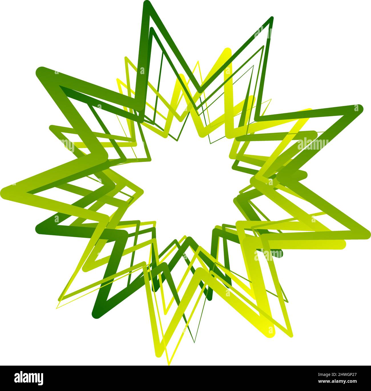 Star vector illustration. Random rotated stars icon, symbol - stock ...