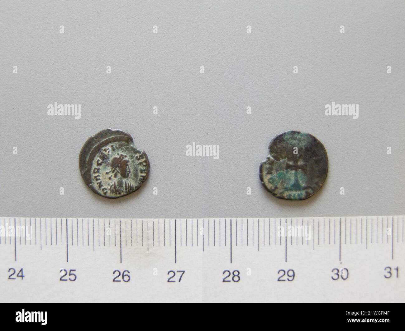 1 Nummus of Arcadius, Emperor of the Eastern Roman Empire from Cyzicus ...