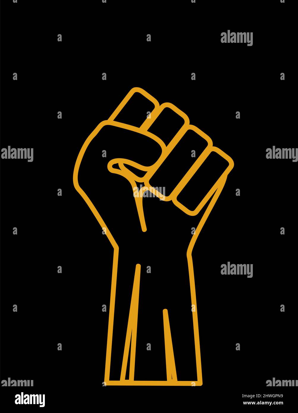 Fist up icon vector illustration Stock Vector Image & Art - Alamy