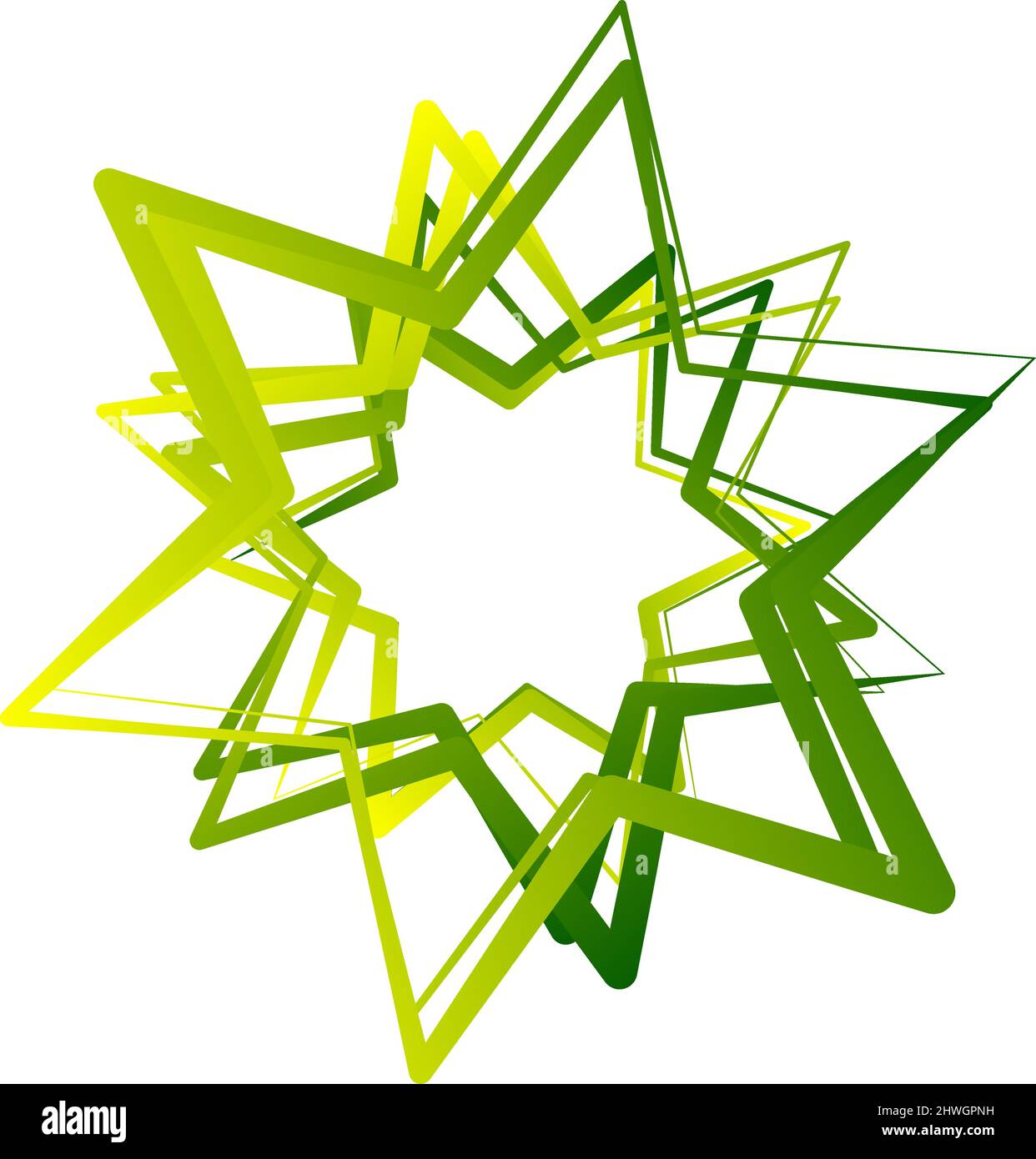 Star vector illustration. Random rotated stars icon, symbol - stock ...