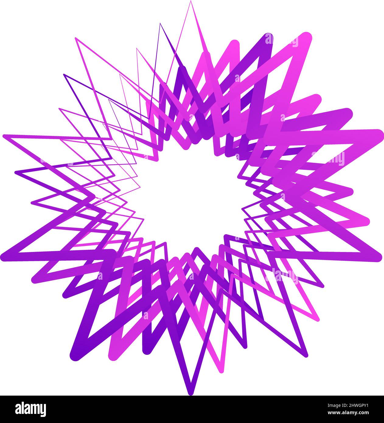 Star vector illustration. Random rotated stars icon, symbol - stock ...