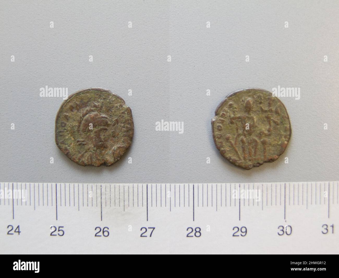 1 Nummus of Arcadius, Emperor of the Eastern Roman Empire. Ruler ...