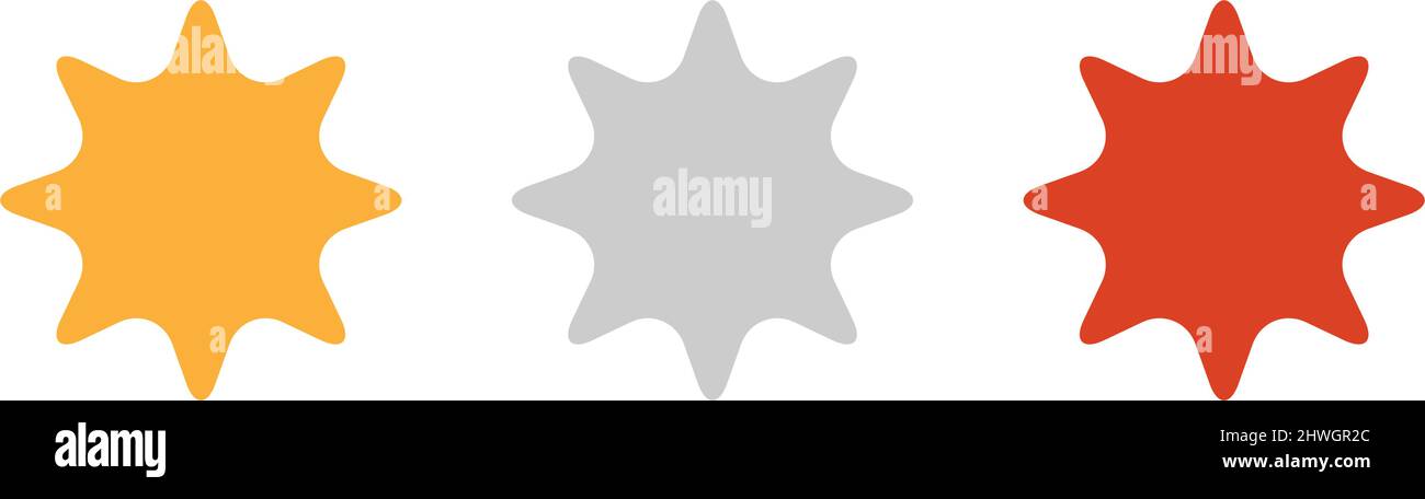 Gold, silver, bronze award, reward star icon, symbol - stock vector ...