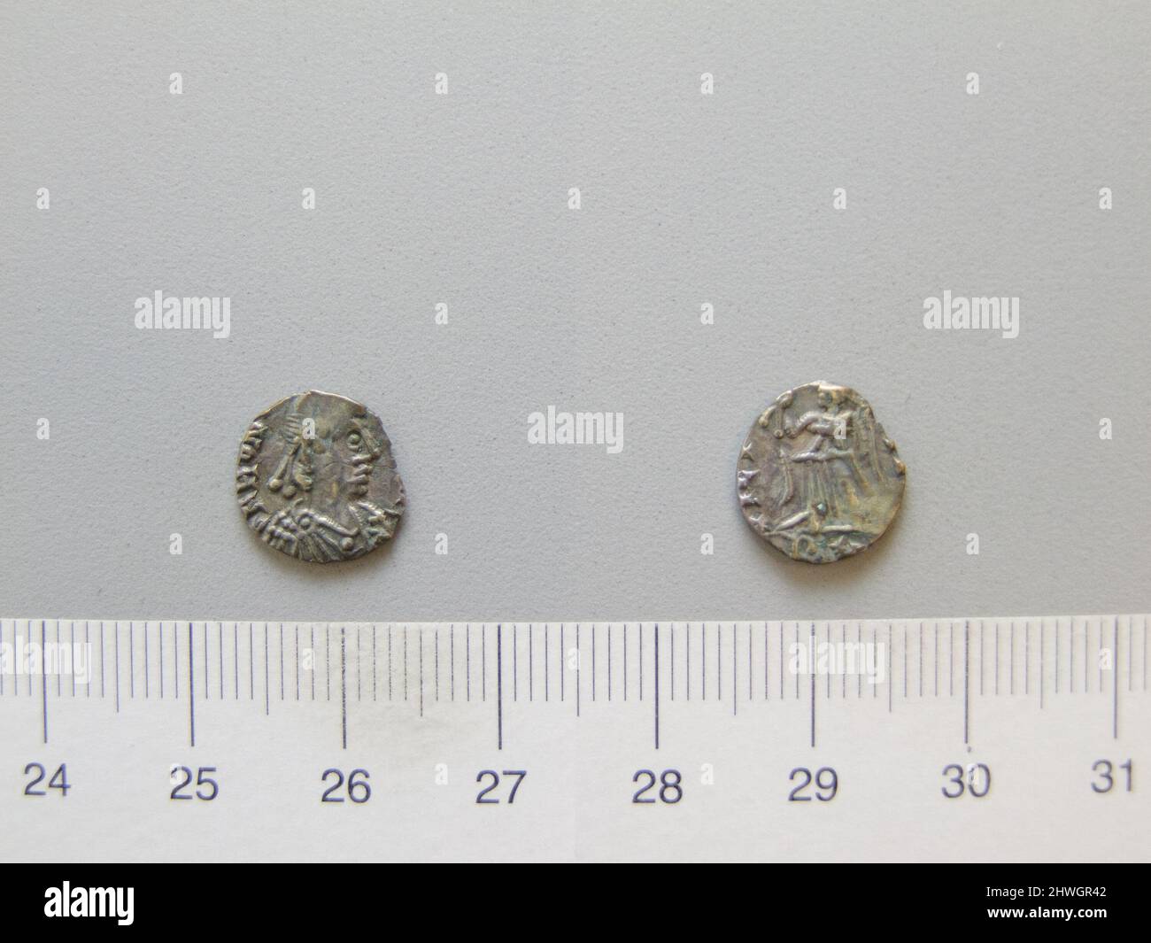 Coin of Gaiseric from Africa. Ruler: Gaiseric, King of the Vandals and ...