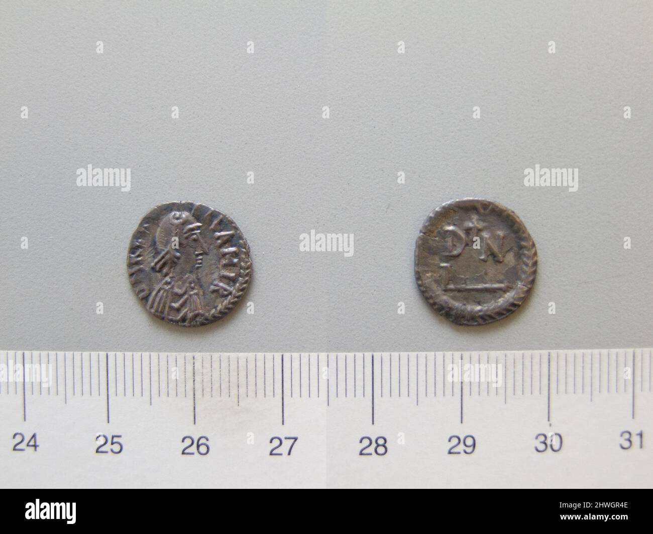 50 Denarii of Gelimer from Carthage. Ruler: Gelimer, King of the ...