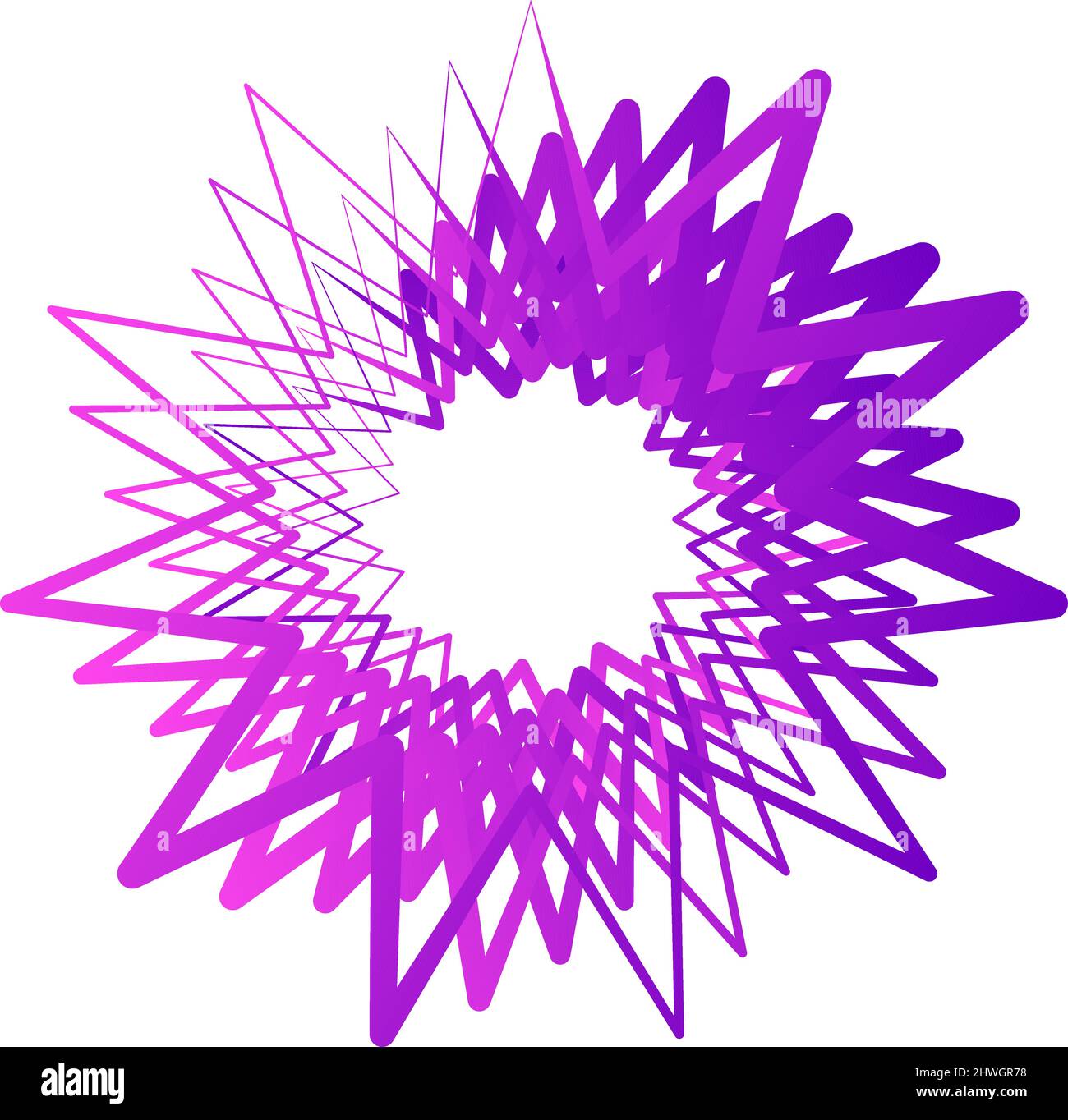 Star vector illustration. Random rotated stars icon, symbol - stock ...