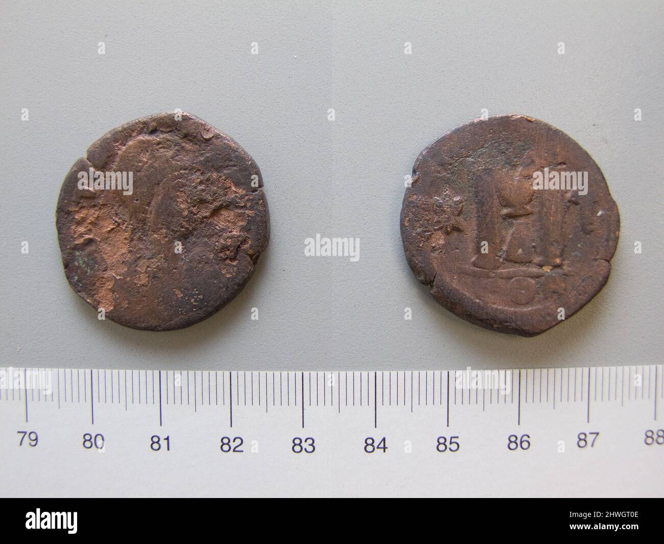 Follis (40 Nummi) of Justinian I, Emperor of Byzantium from ...