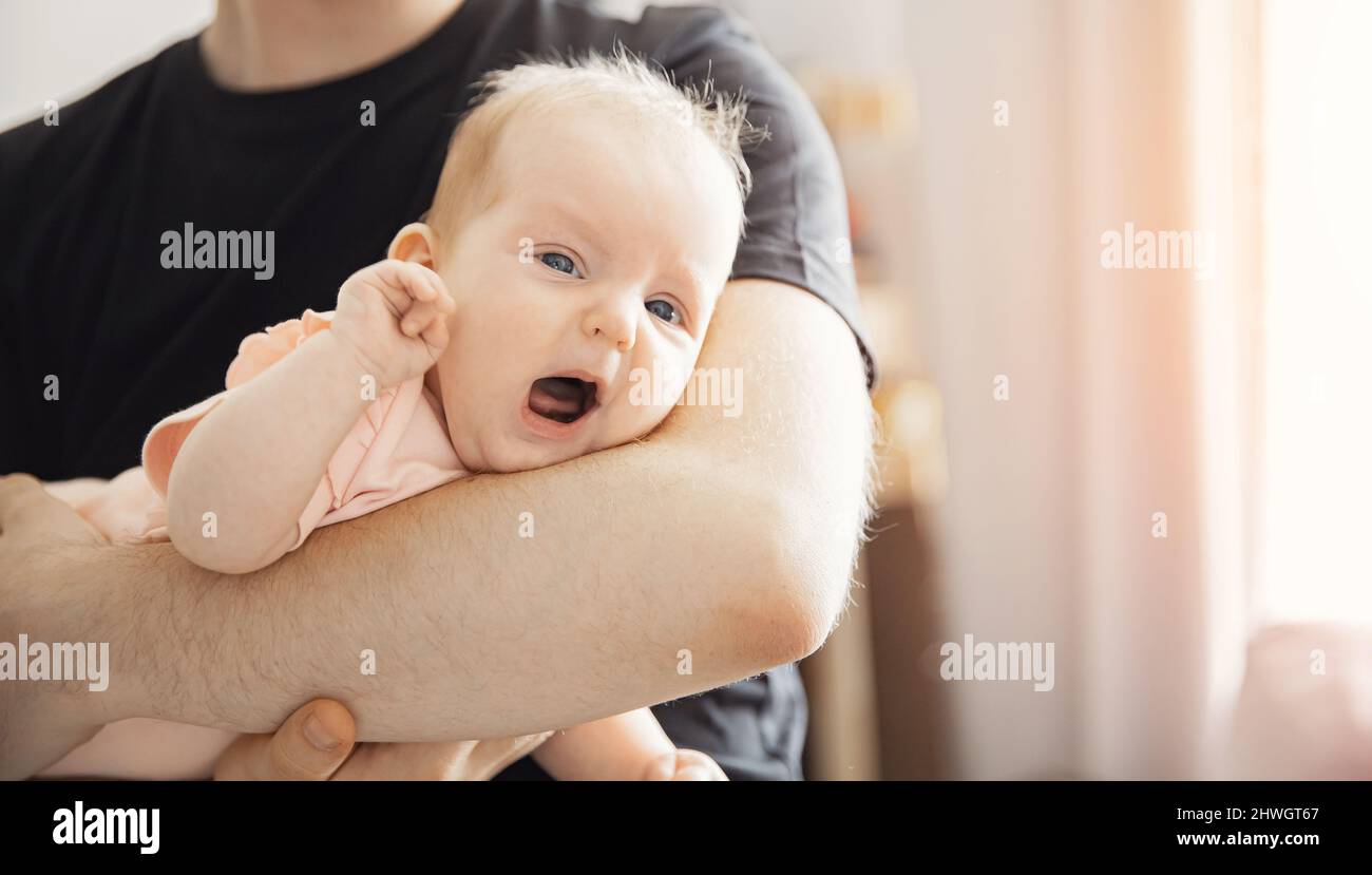 Baby with laptop crying hi-res stock photography and images - Alamy