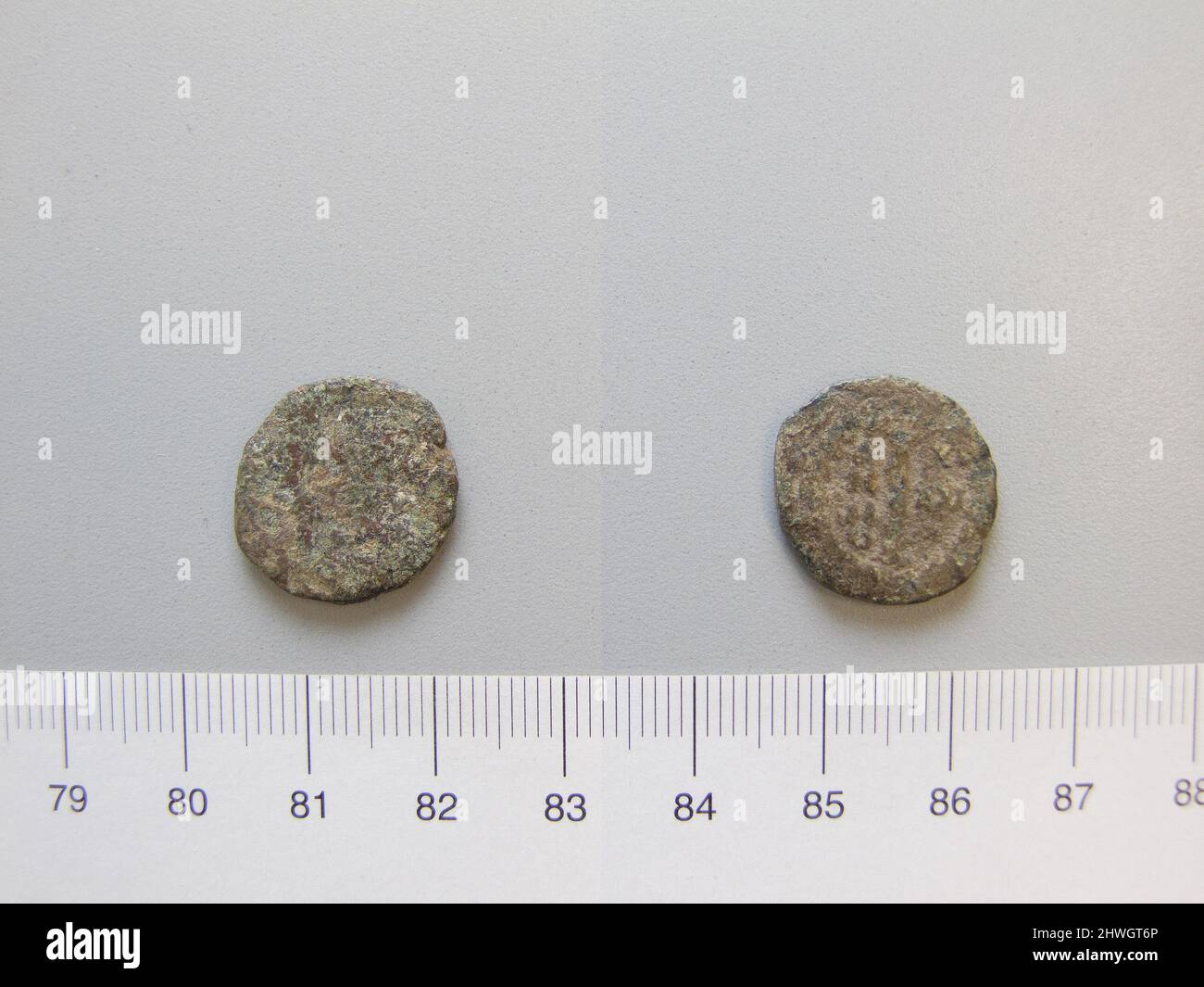 Decanummium of Justinian I, Emperor of Byzantium from Ravenna. Ruler ...