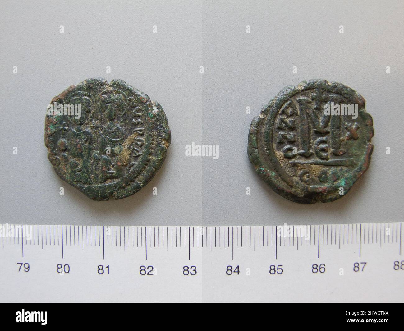 Follis (40 Nummi) of Justin II, Emperor of Byzantium from ...