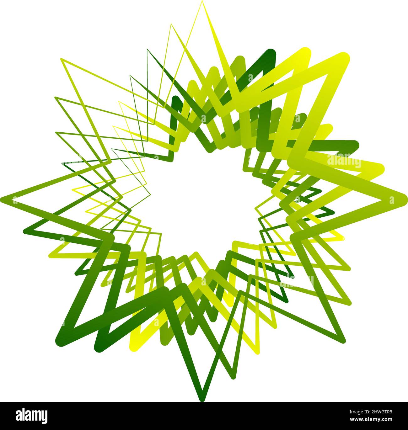 Star vector illustration. Random rotated stars icon, symbol - stock ...