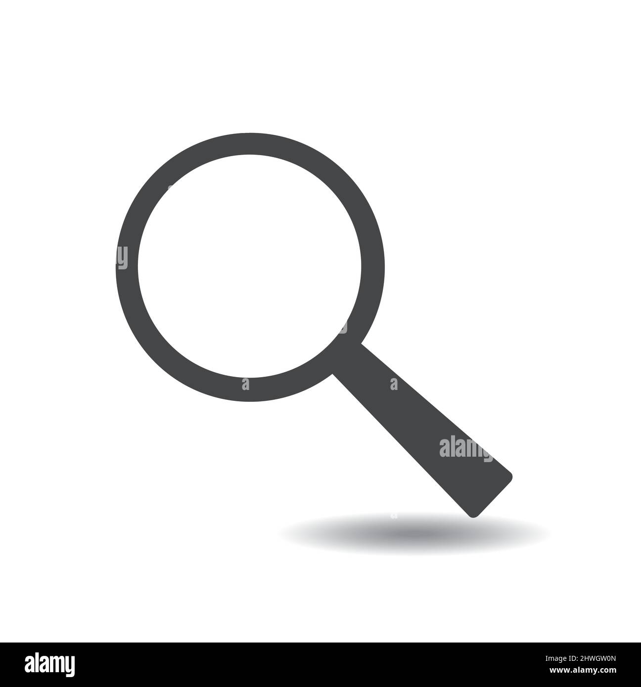 Magnifier, research icon symbol Stock Vector Image & Art - Alamy
