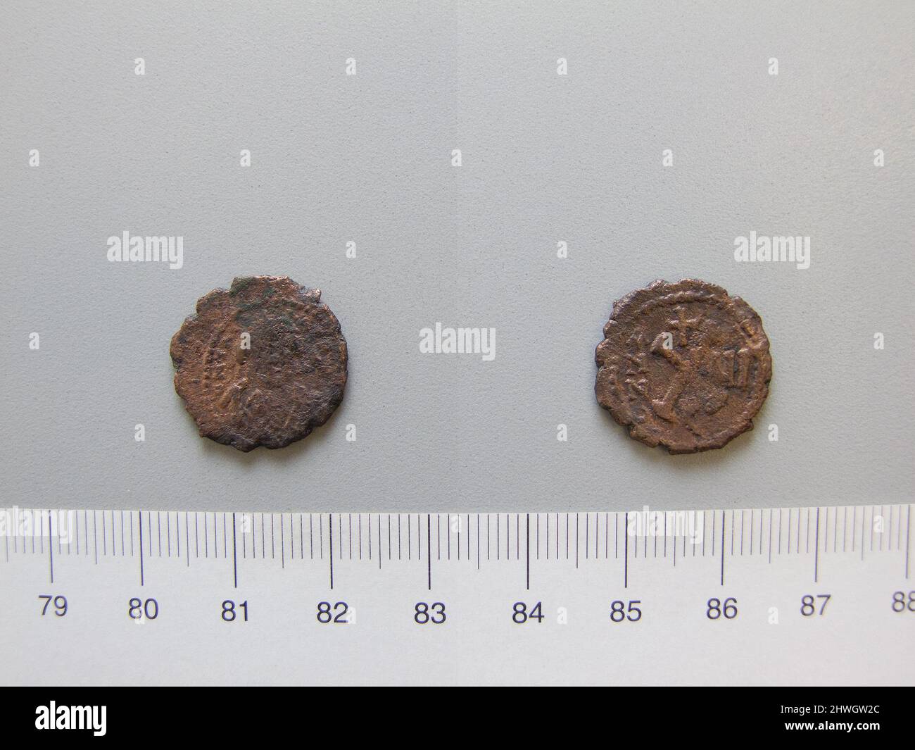 Decanummium of Tiberius II Constantine, Emperor of the Byzantine Empire ...