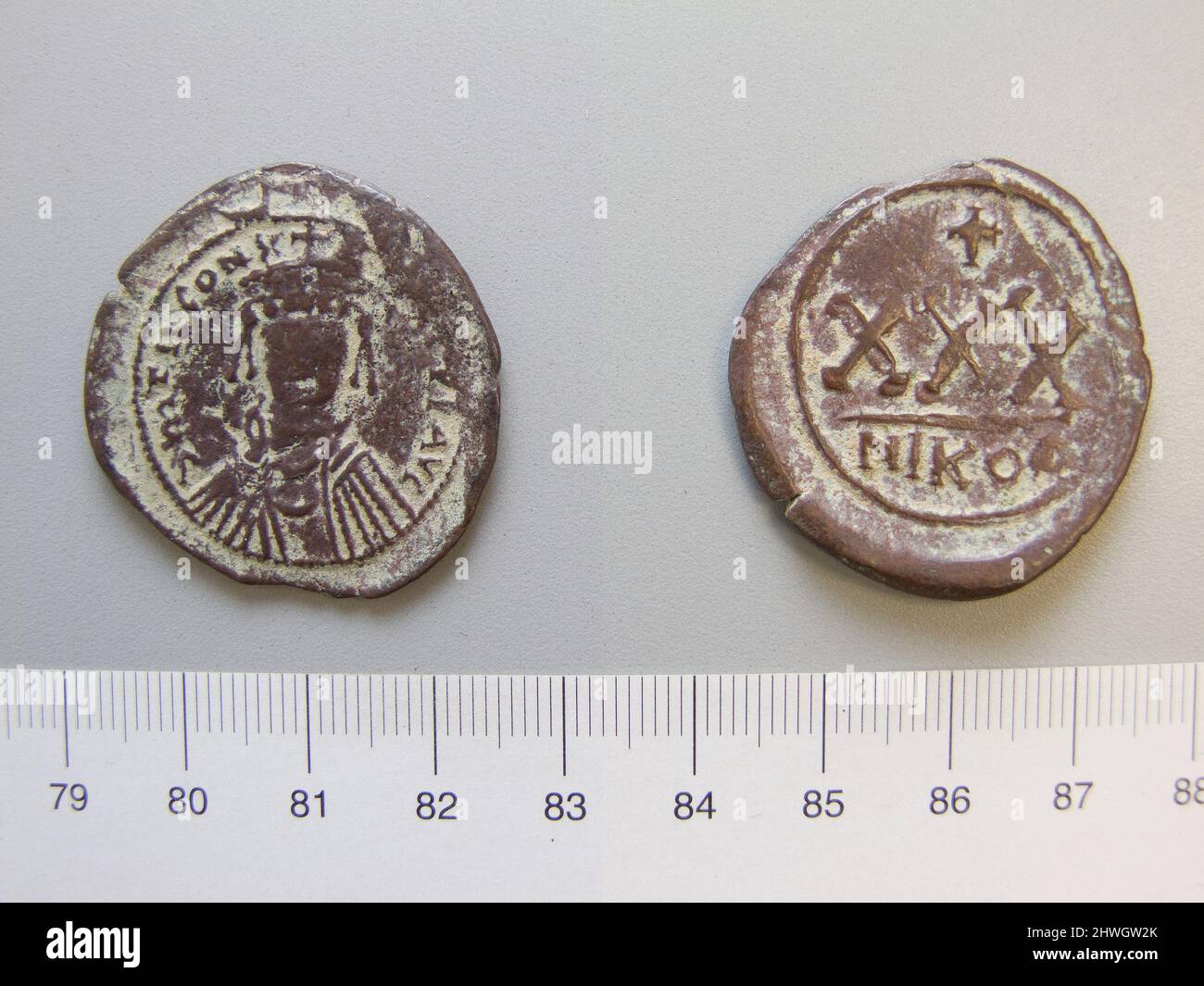 3/4 Follis of Tiberius II Constantine, Emperor of the Byzantine Empire ...