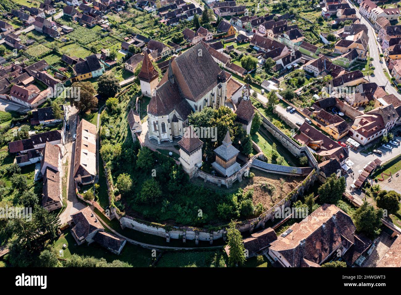 The historic castle church of Biertan in Romania Stock Photo - Alamy