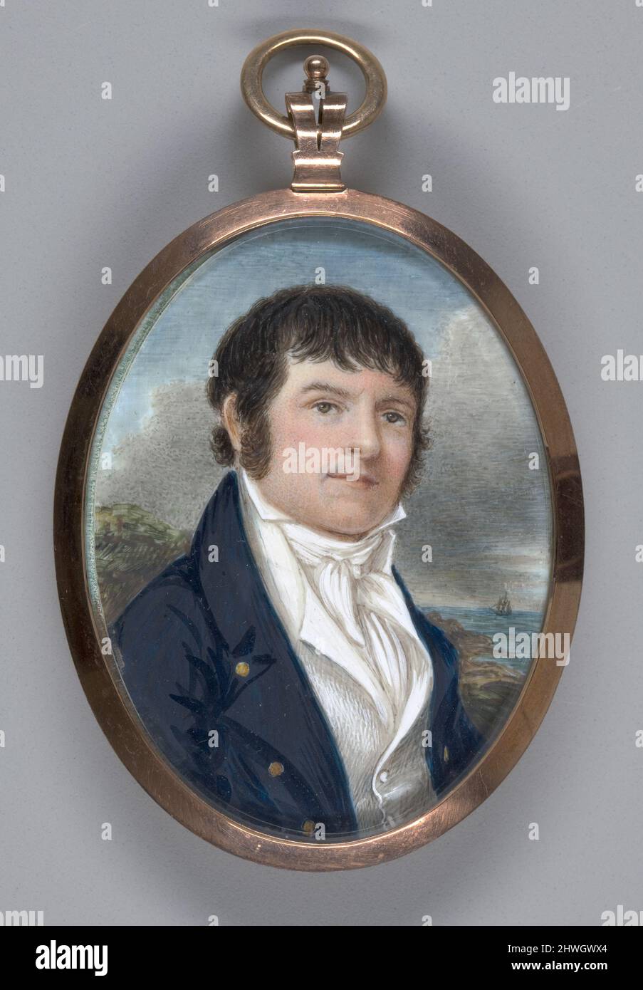 Captain James Lawrence (1781–1813). Artist, attributed to: Thomas Birch ...