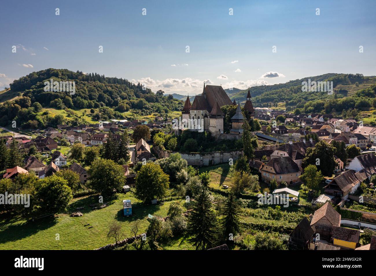 The historic castle church of Biertan in Romania Stock Photo - Alamy