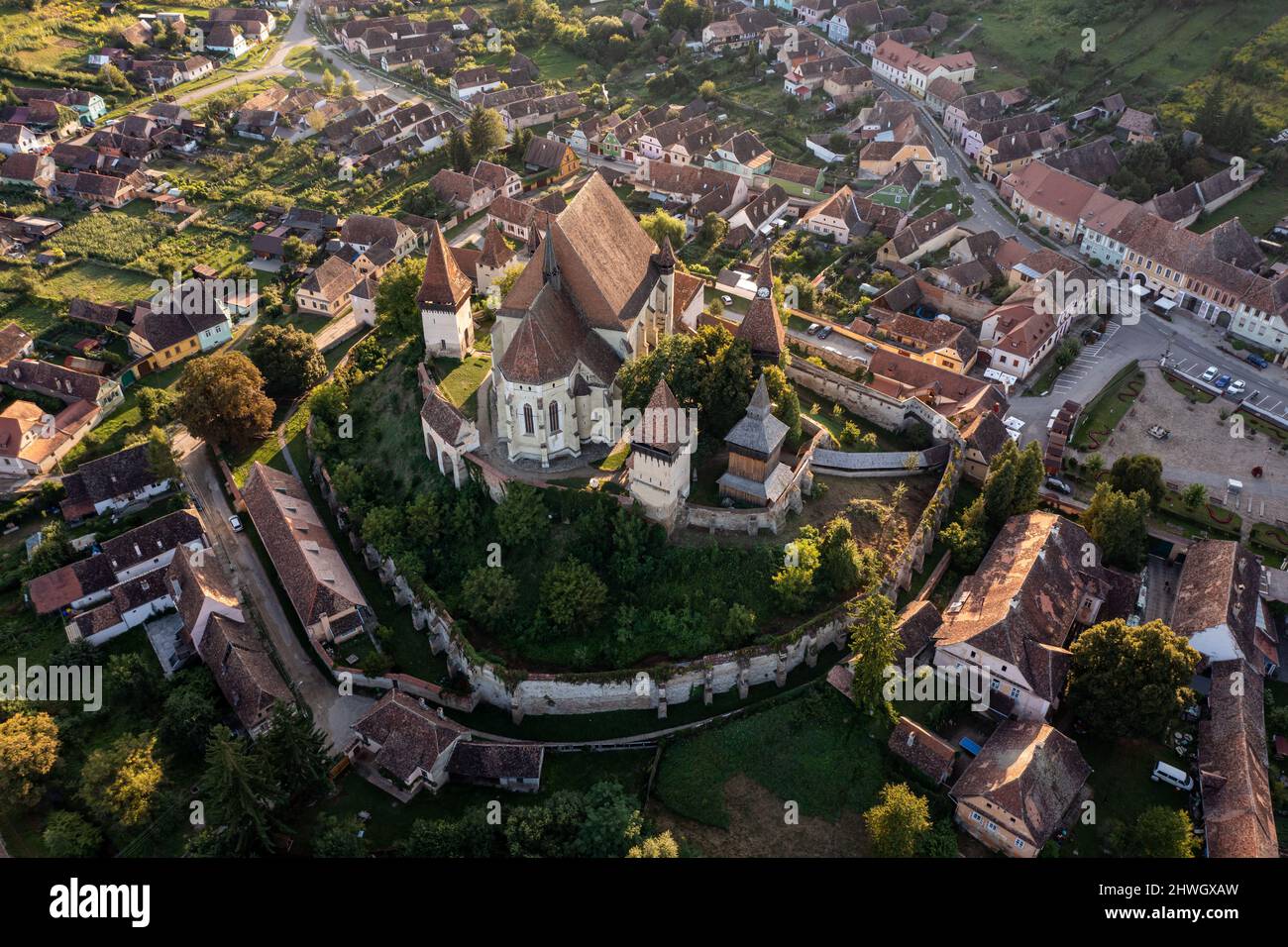 The historic castle church of Biertan in Romania Stock Photo - Alamy