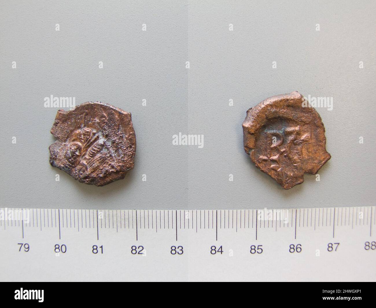 1/2 Follis (20 Nummi) of Heraclius, Emperor of the Byzantine Empire ...