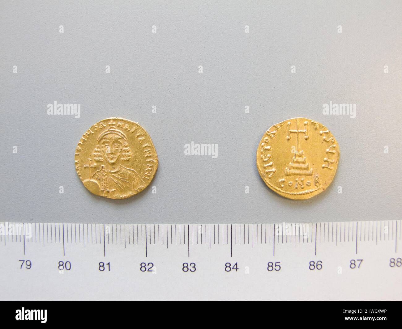 Solidus of Anastasius II from Constantinople. Ruler: Anastasius II, 713 ...