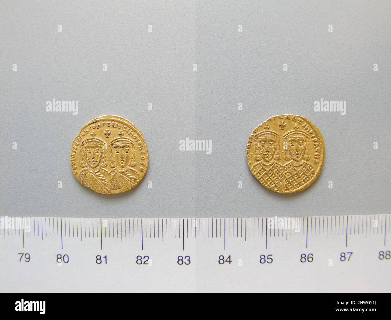 Solidus of Leo IV. Ruler: Leo IV, emperor of Byzantium, A.D. 775-780 ...