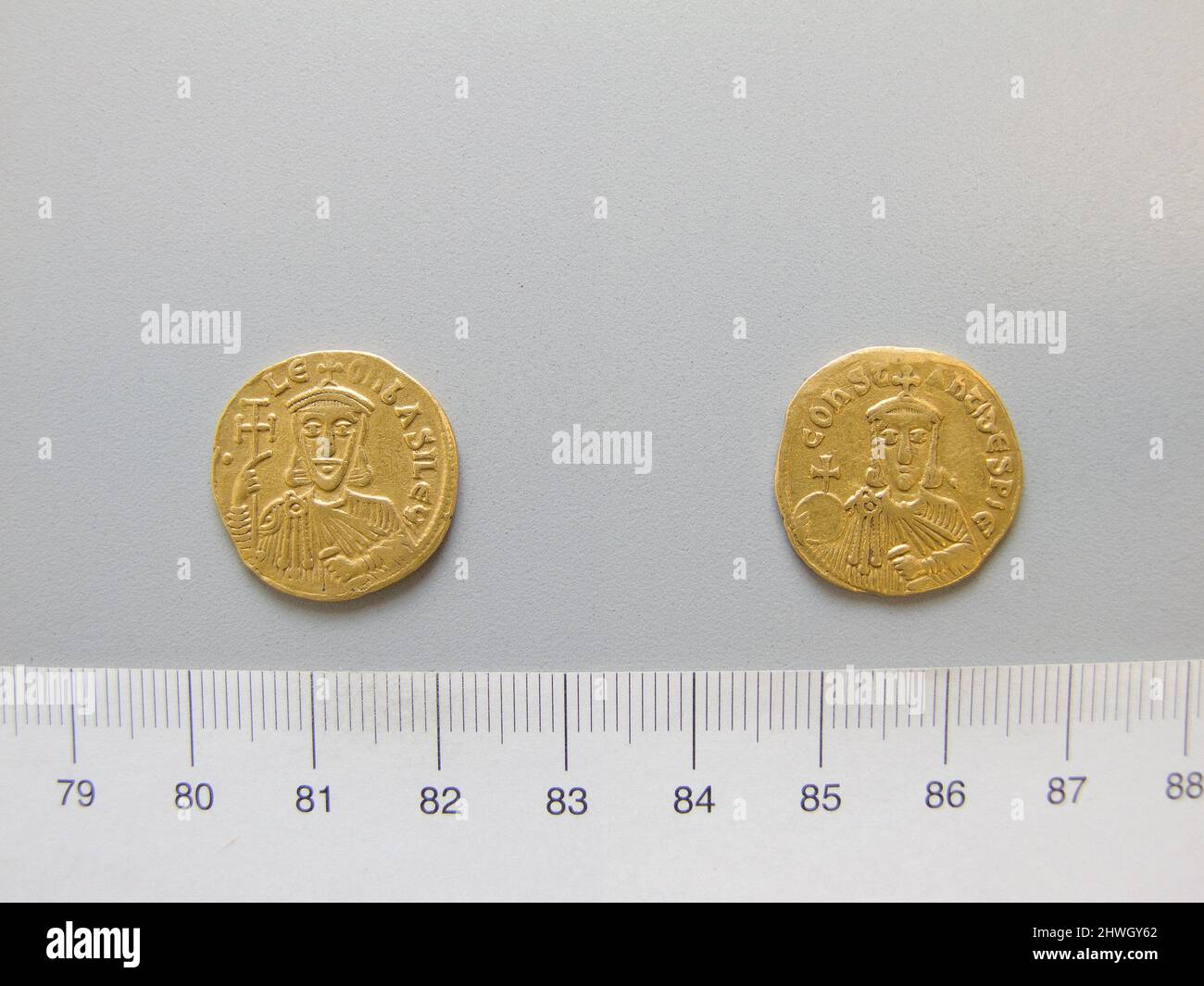 Solidus of Leo V from Constantinople. Ruler: Leo V, Emperor of ...