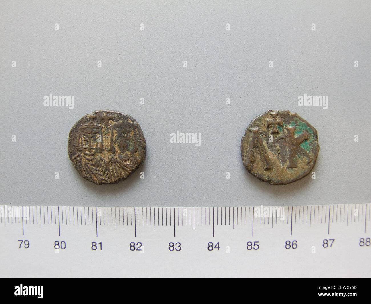 Follis (40 Nummi) of Leo V from Unknown . Ruler: Leo V, Emperor of ...