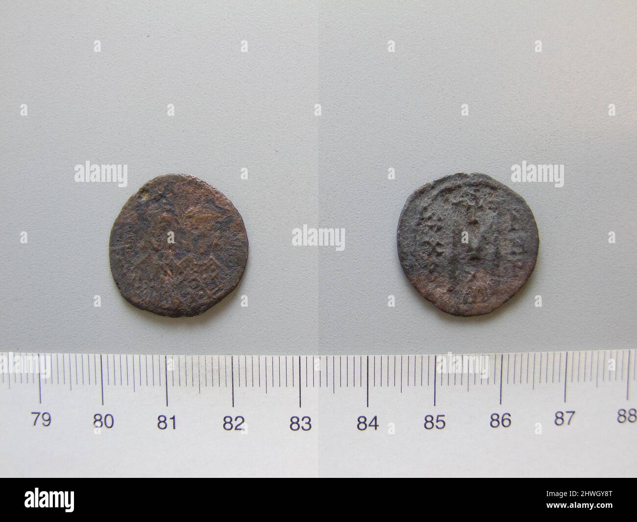 Follis (40 Nummi) of Leo V from Constantinople. Ruler: Leo V, Emperor ...