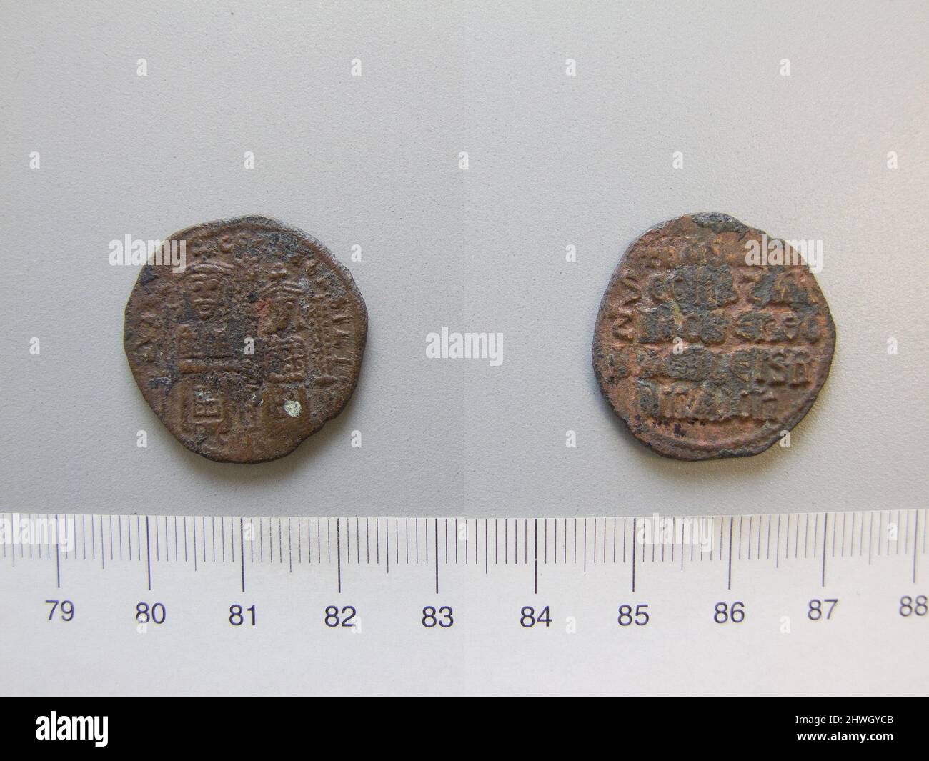 Follis (Nummi) of Basil I, Emperor of Byzantium from Constantinople ...