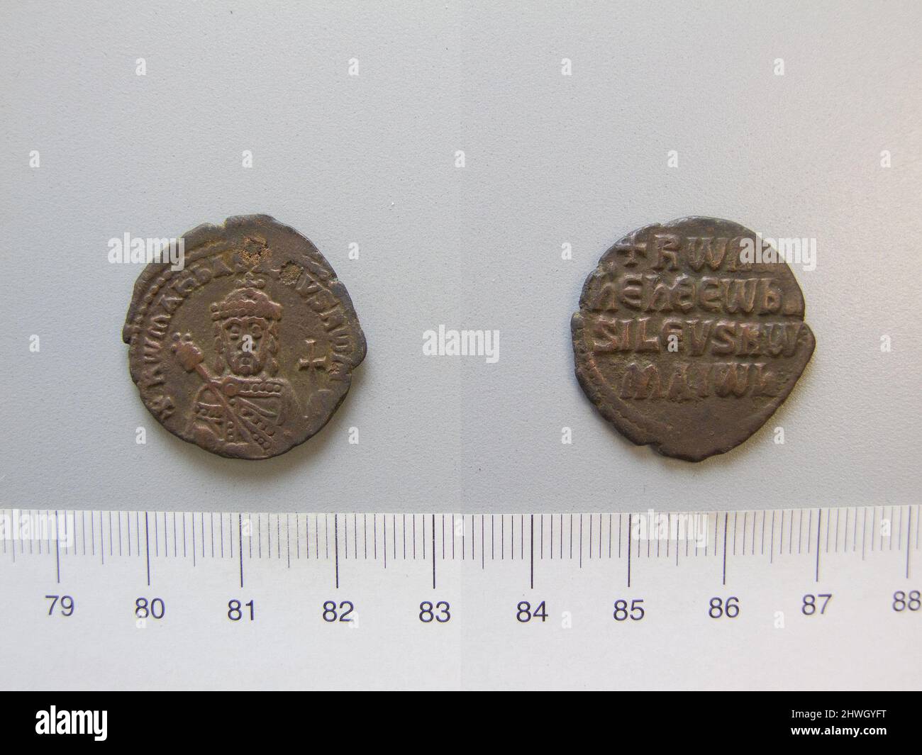 Follis (Nummi) of Constantine VII, Emperor of Byzantium; Romanus I from ...