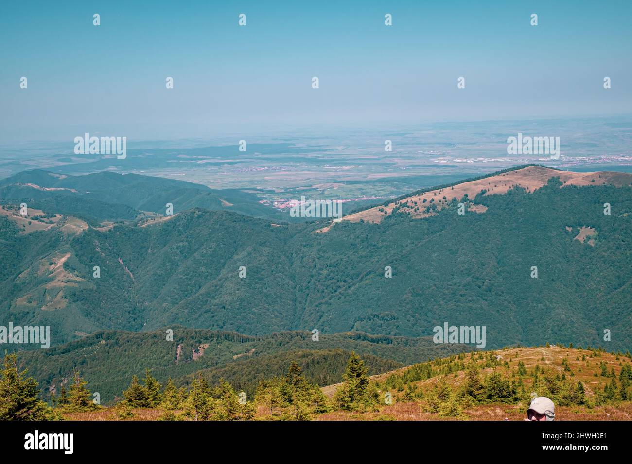 beautiful view from Cindrel mountains, Romania Stock Photo - Alamy
