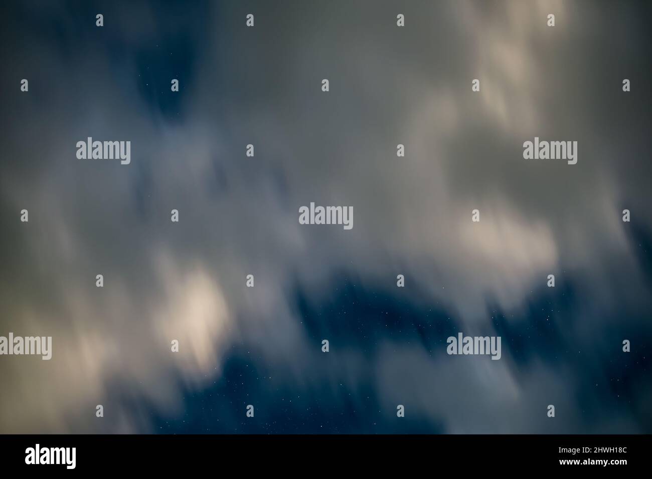 night sky with stars and clouds, motion blur Stock Photo - Alamy