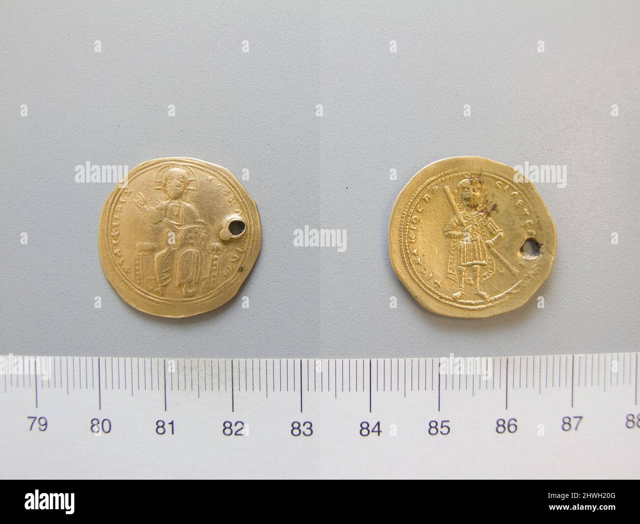 Histamenon of Isaac I from Constantinople. Ruler: Isaac I Comnenus ...