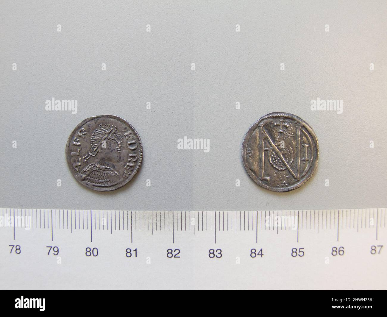 1 Penny of Alfred the Elder from London. Ruler: Alfred the Elder, Anglo ...