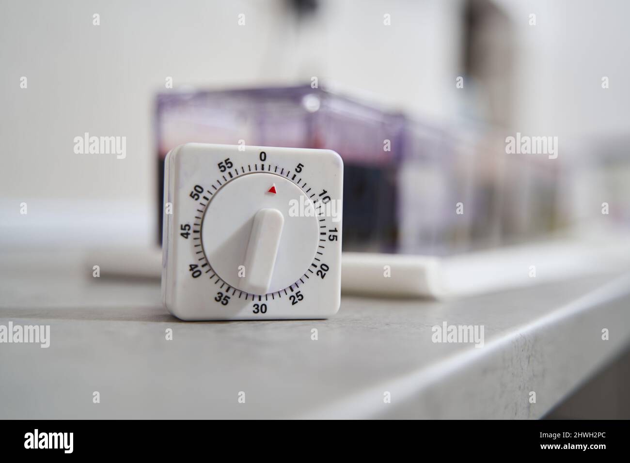 Timer counts the time in laboratory during test Stock Photo - Alamy