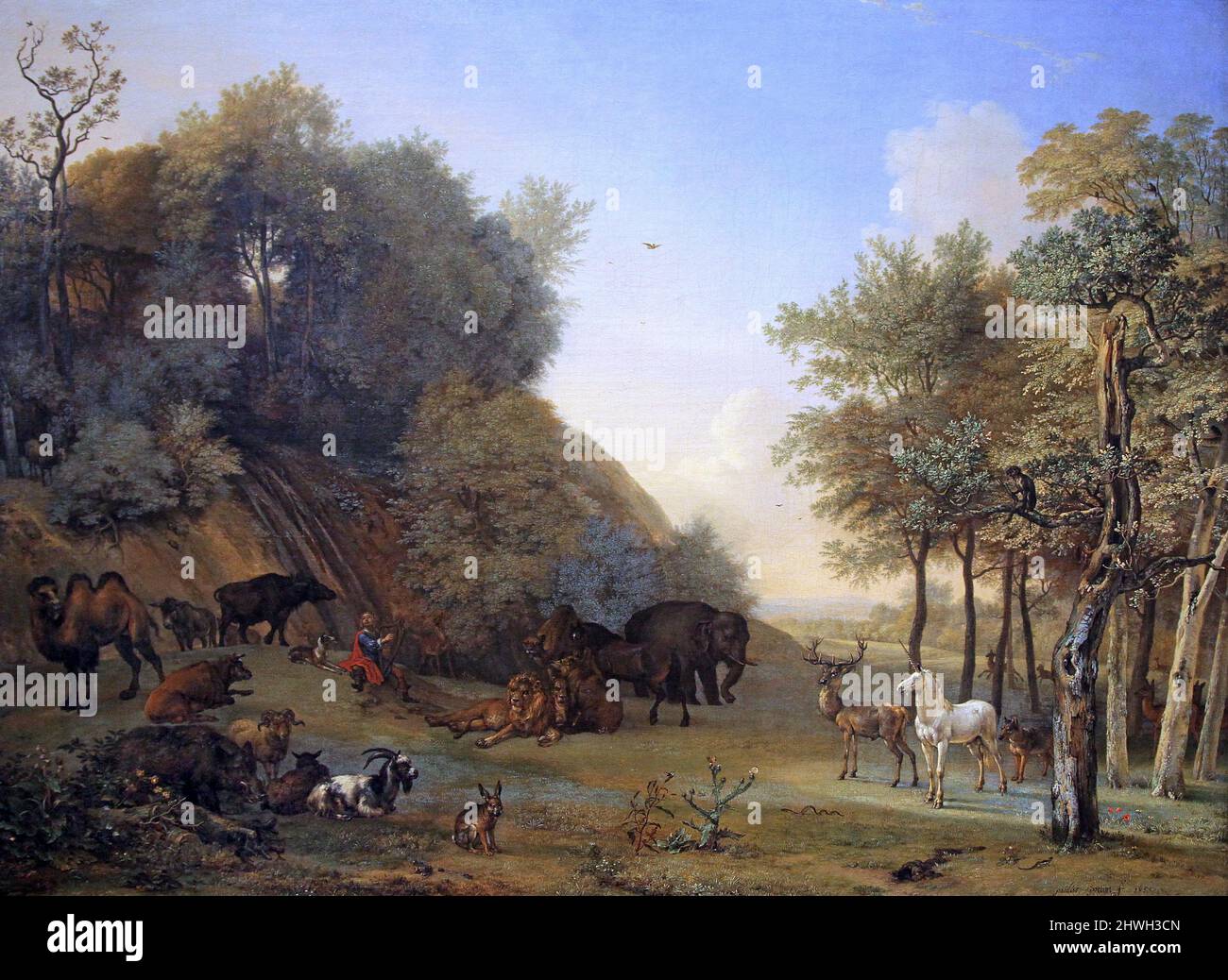 Orpheus and the Animals (1650) by Paulus Potter (1625-1654) Dutch ...