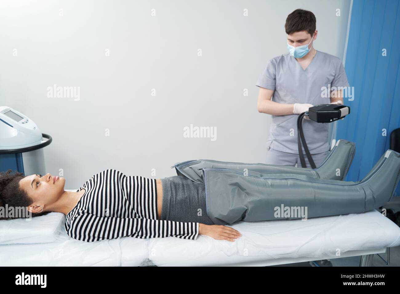 Percussion therapy nurse hi-res stock photography and images - Alamy