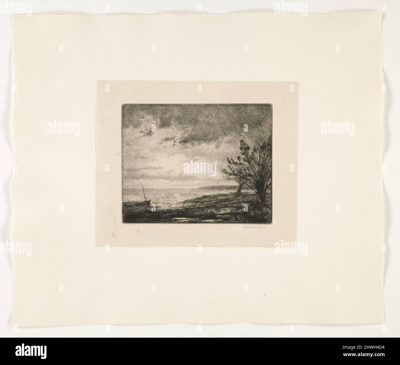 Vintage american seascape painting hi-res stock photography and images ...