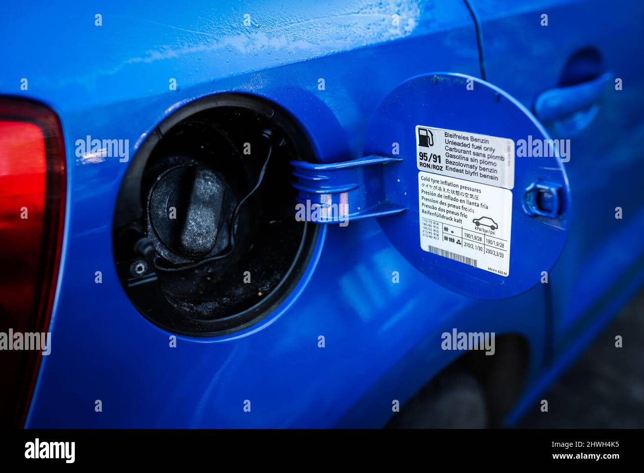 Unleaded petrol pump detail hi-res stock photography and images - Alamy