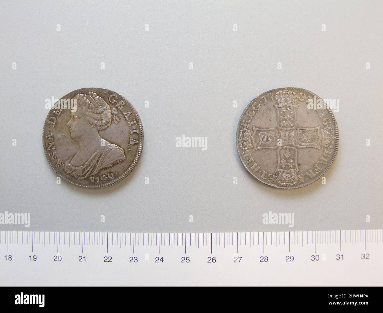 1 Crown of Anne, Queen of Great Britain from London. Ruler: Anne, Queen ...