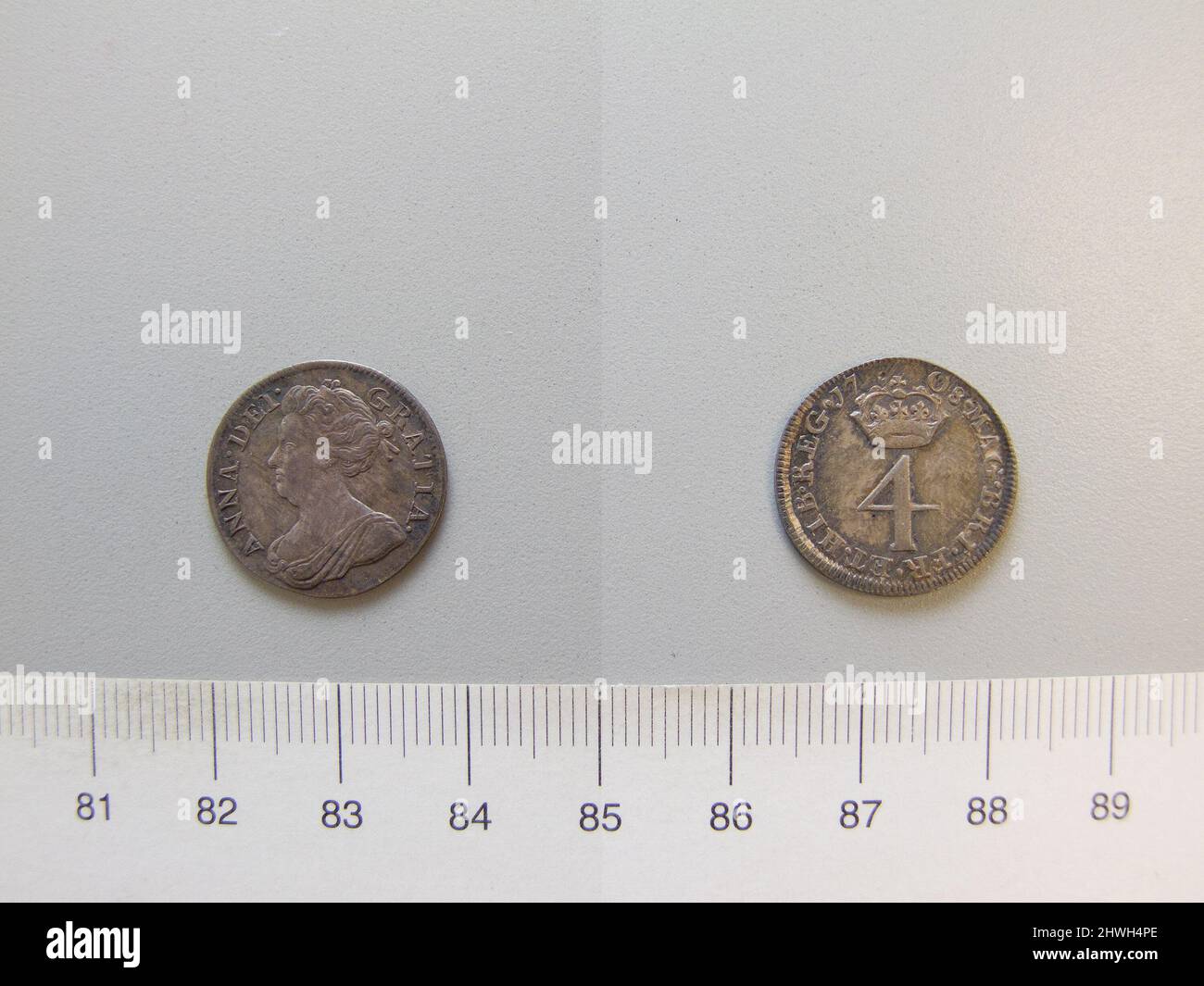 4 Pence of Anne, Queen of Great Britain from London. Ruler: Anne, Queen ...
