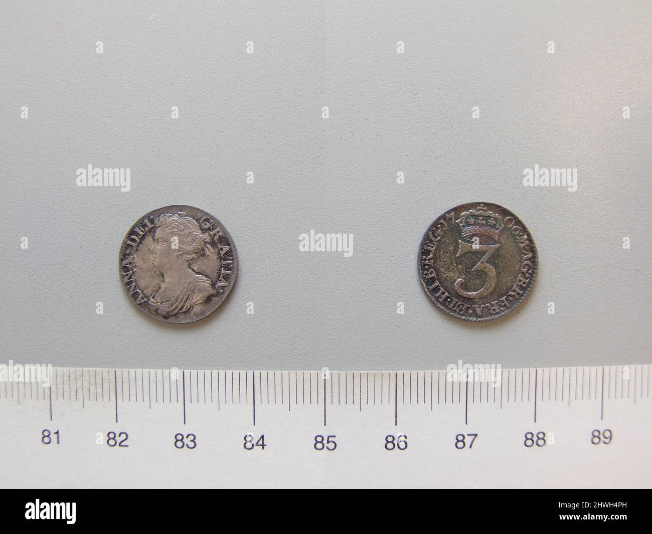 Threepence of Anne, Queen of Great Britain from London. Ruler: Anne ...